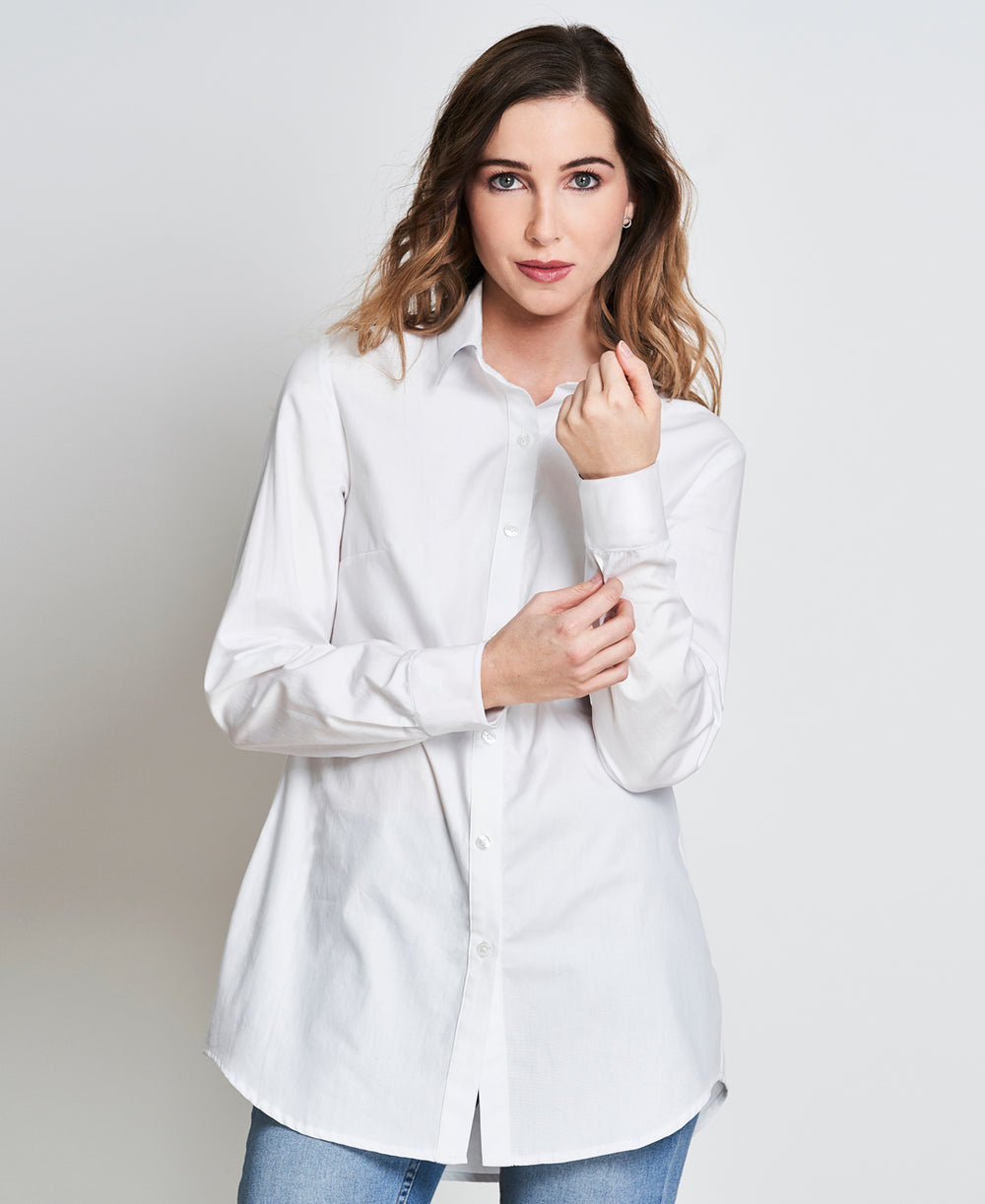 Organic cotton loose-fitting shirt - Ethically made in Canada